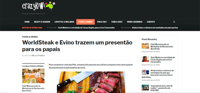 Imprensa - World Steak